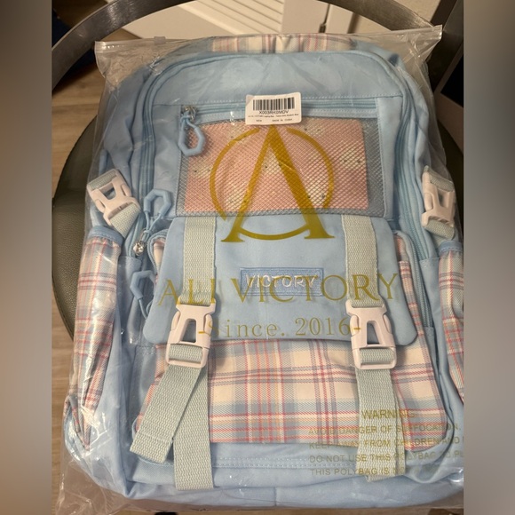 Amazon | Accessories | Amazon Light Blue Kids Backpack | Poshmark